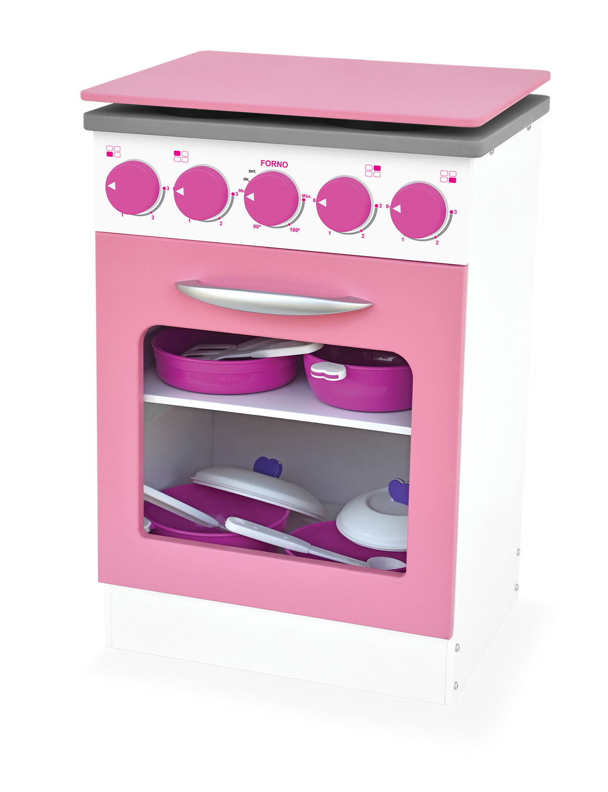 Fogão Super Chef - Rosa — Banca Kids